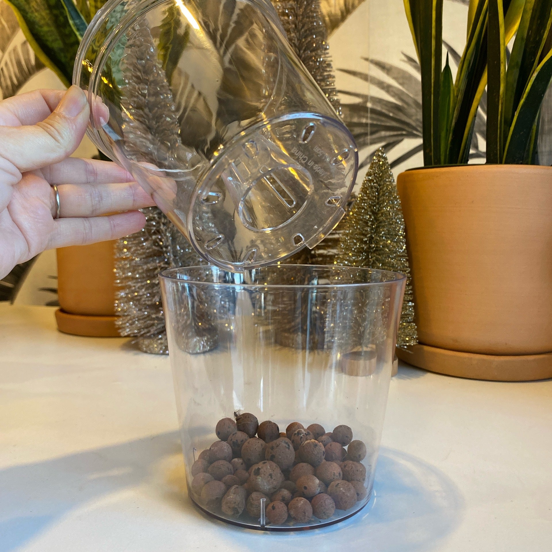 Acrylic Clear Pot | Jade & Co